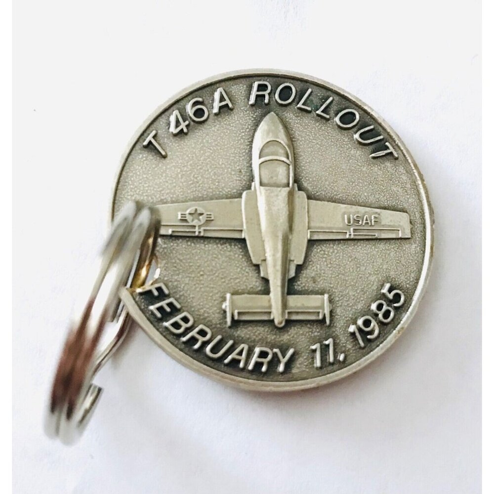 Rare 1985 Fairchild Republic T-46a Usaf Rollout Coin … - Gem